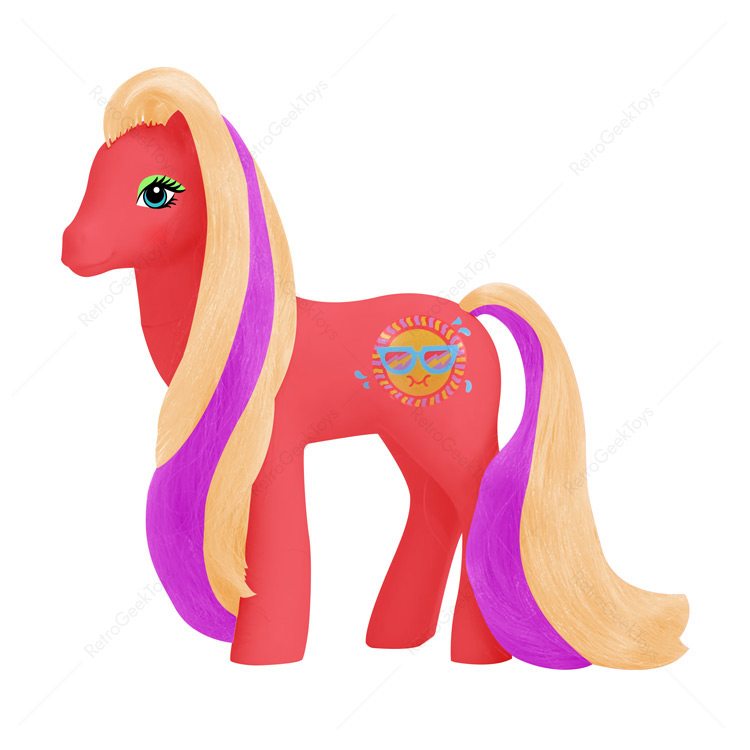 My Little Pony G1 Sundazzle Sunsplasher (Vintage) – RetroGeek Toys